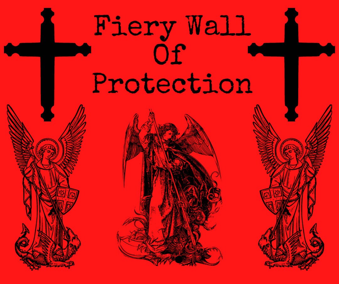 Fiery Wall of Protection Spell - Etsy