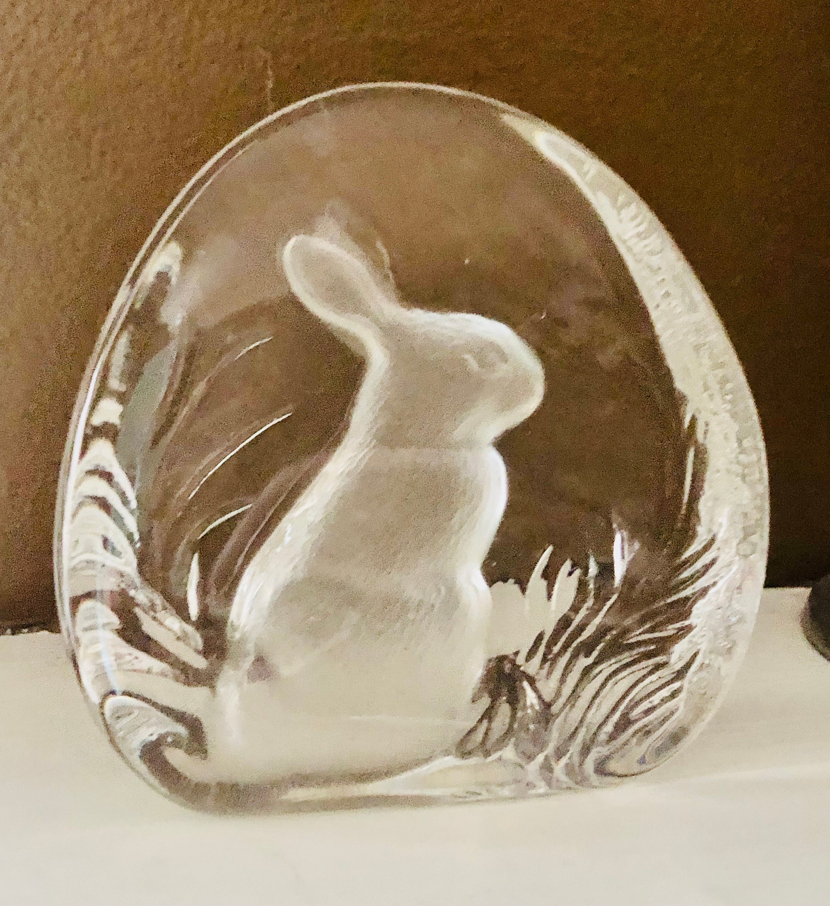 Zajecar Lead Crystal Rabbit Paper Weight Made in Yugoslavia - Etsy