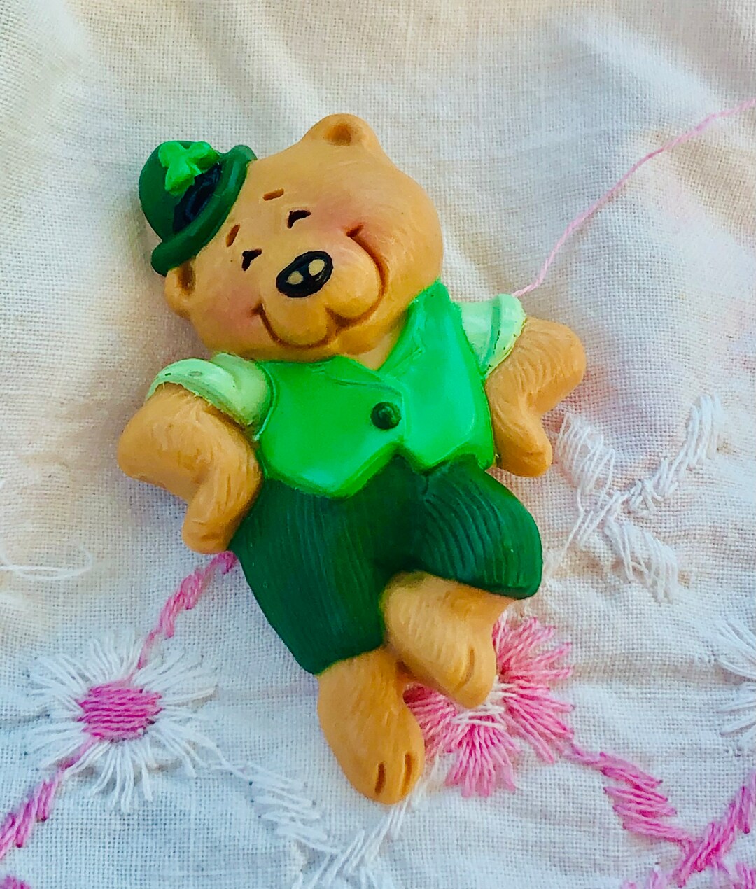 Vintage Hallmark Saint Patricks Day Irish Dancing Bear Pin - Etsy