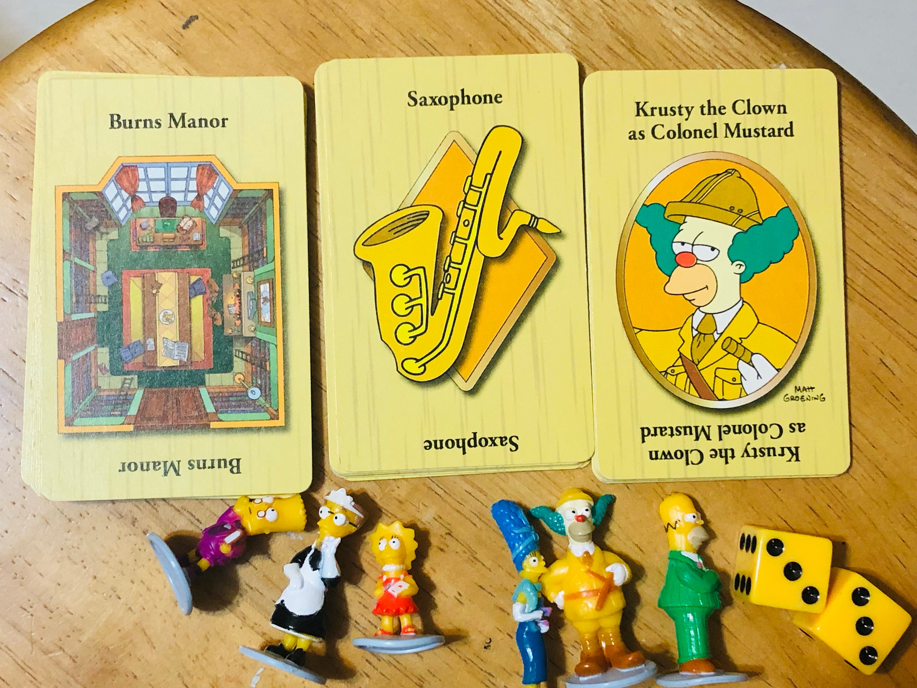 The Simpsons CLUE Game 2nd Edition 2002 - Etsy