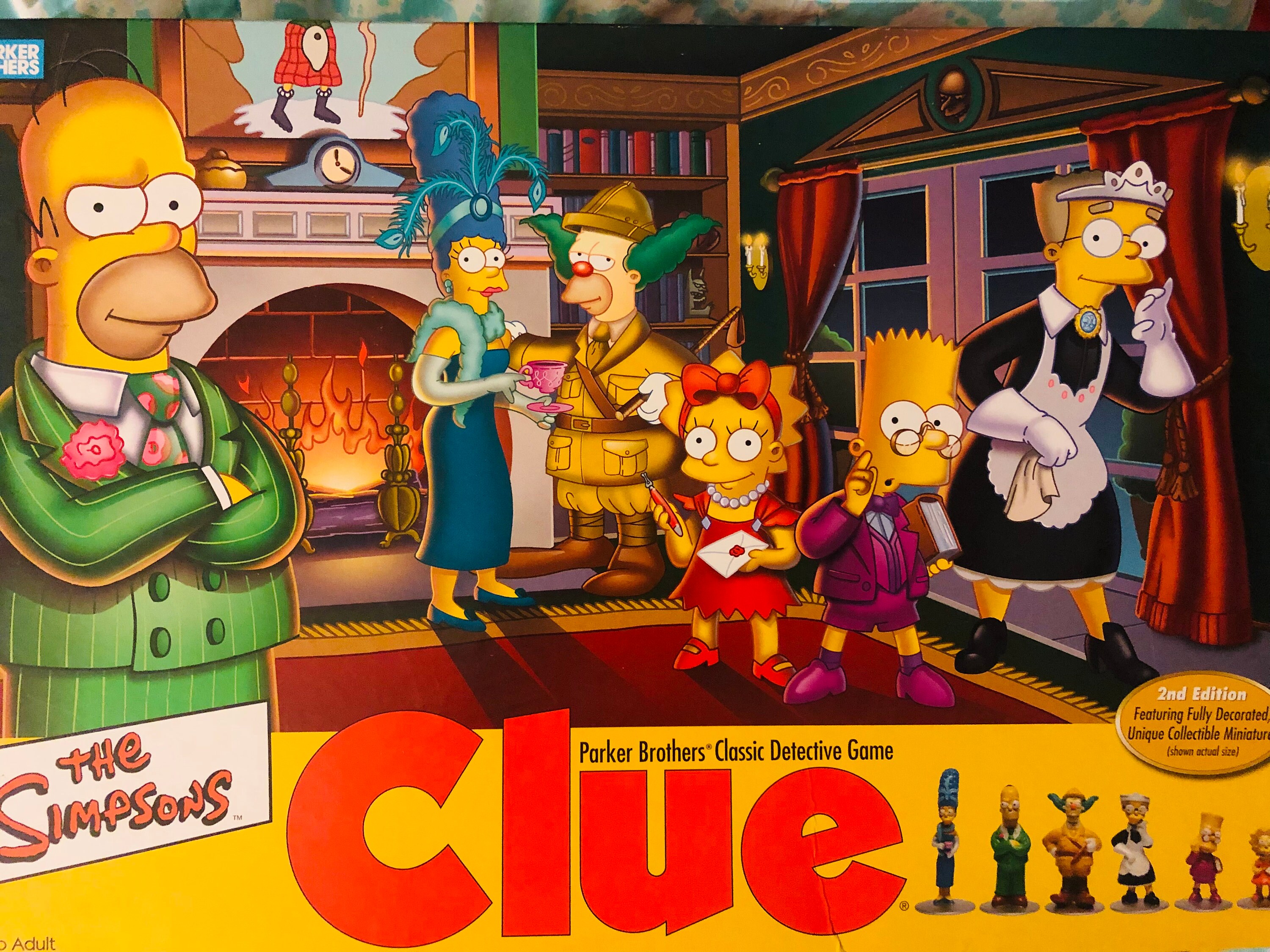 The Simpsons CLUE Game 2nd Edition 2002 - Etsy