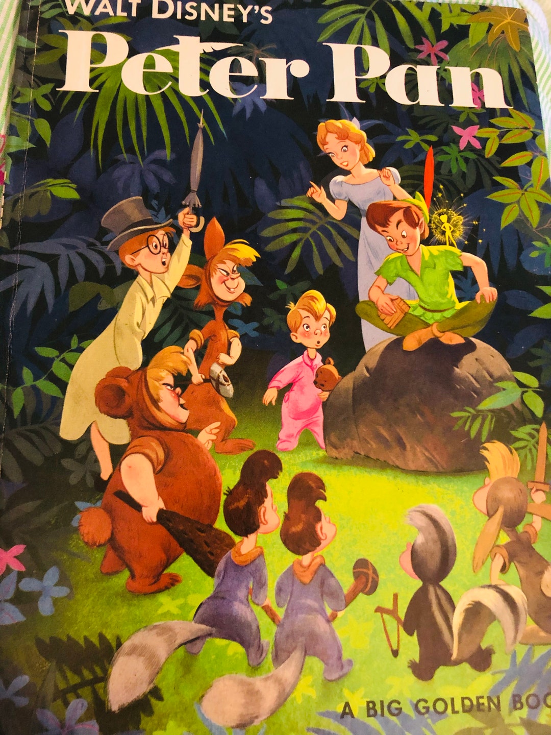 Walt Disney’s Peter Pan A BIG GOLDEN BOOK 1971 - Etsy