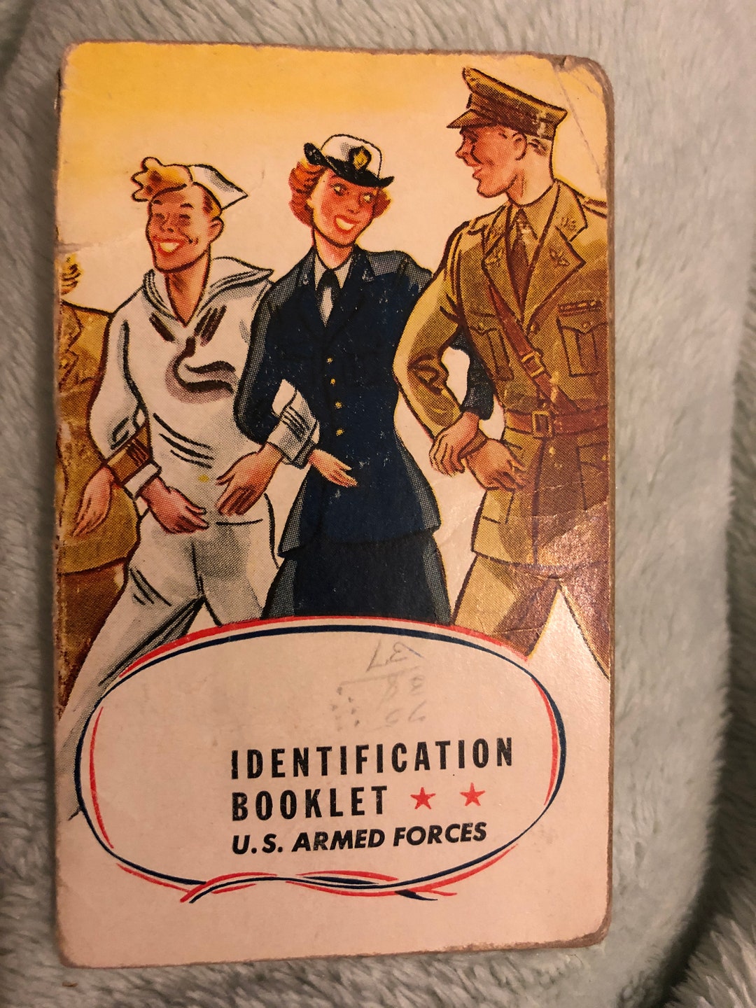 1943 Identification Booklet U.S. Armed Forced - Etsy