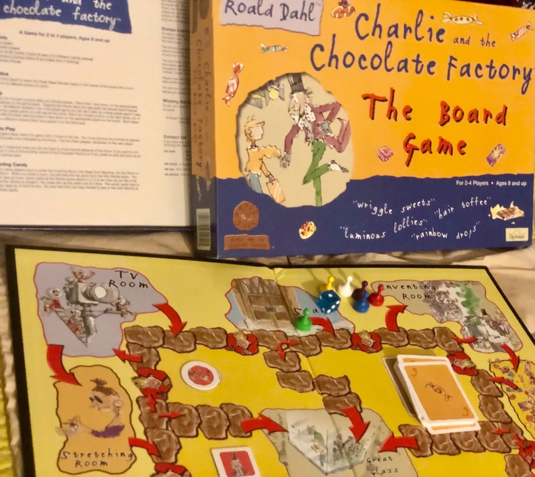 Charlie and the Chocolate Factory Board Game - Etsy