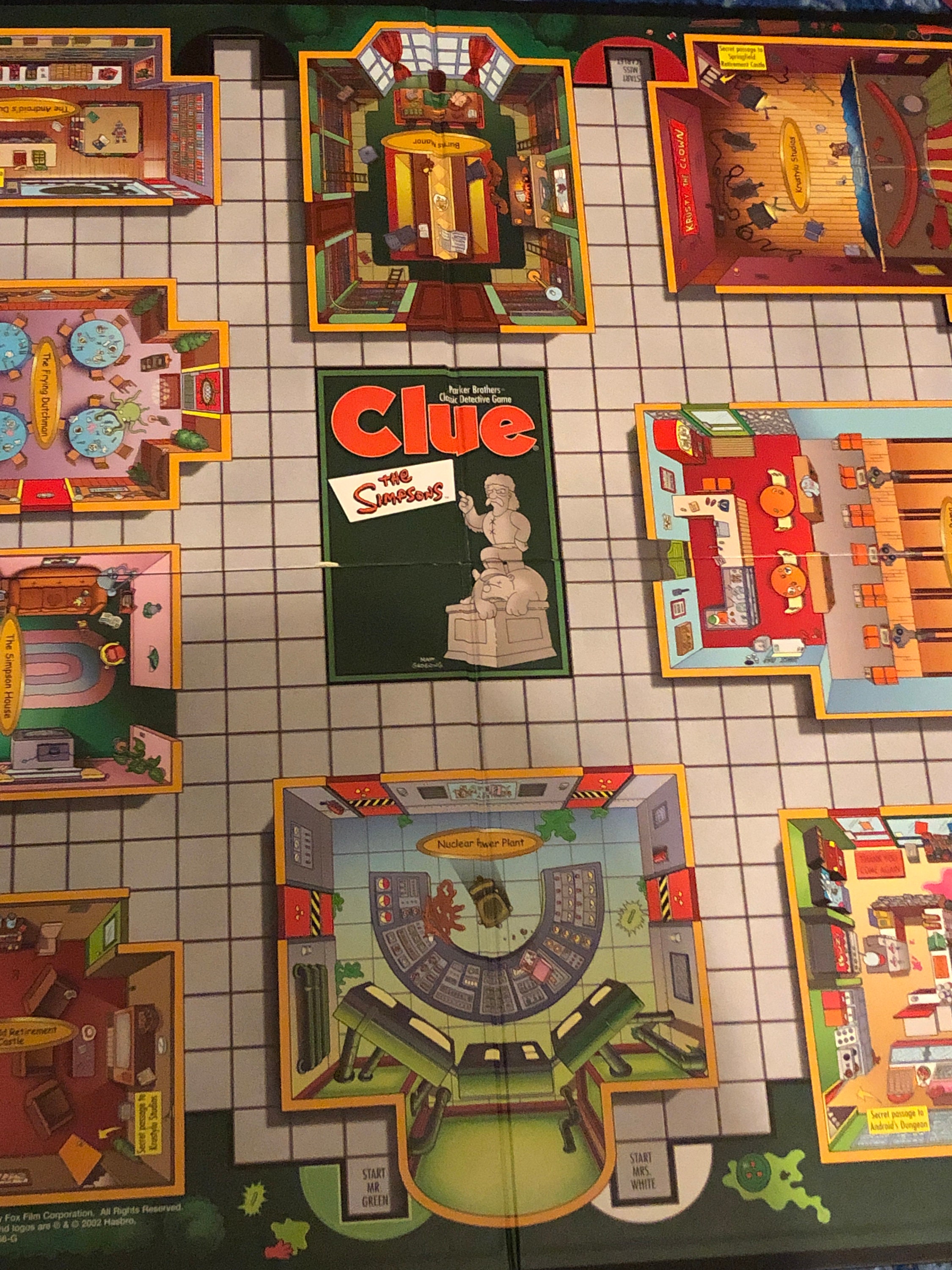 The Simpsons CLUE Game 2nd Edition 2002 - Etsy
