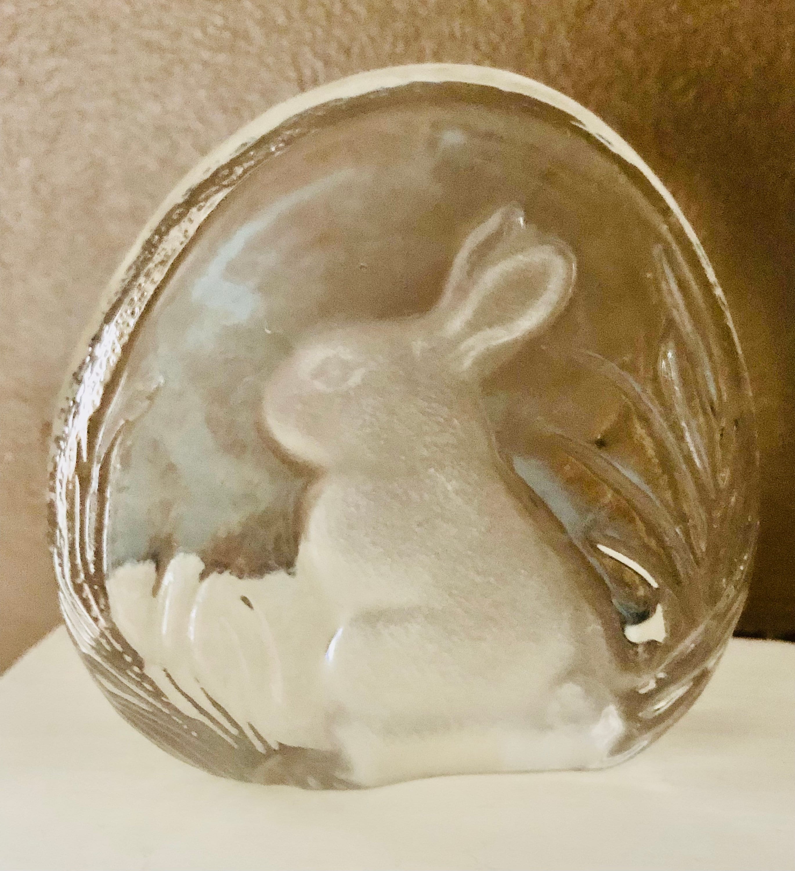 Zajecar Lead Crystal Rabbit Paper Weight Made in Yugoslavia - Etsy