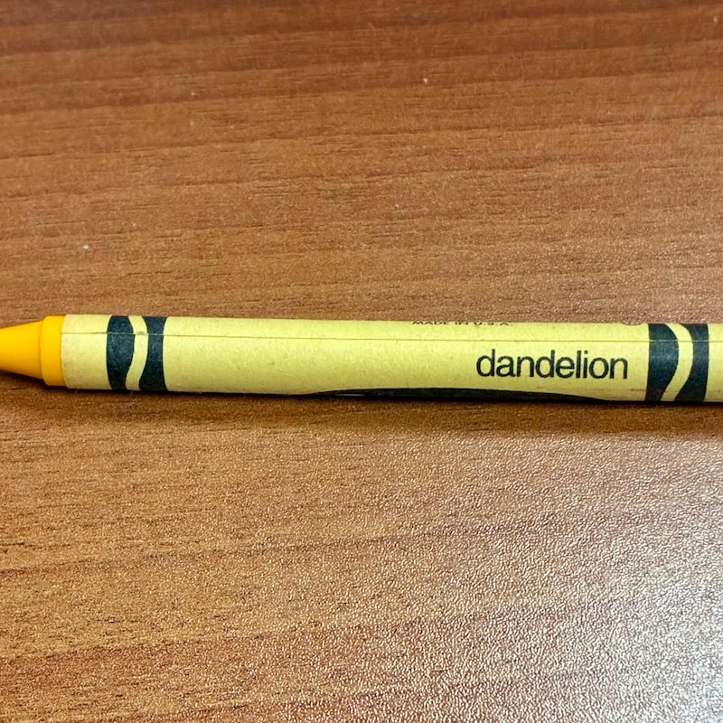 Dandelion Crayola Crayon - Etsy