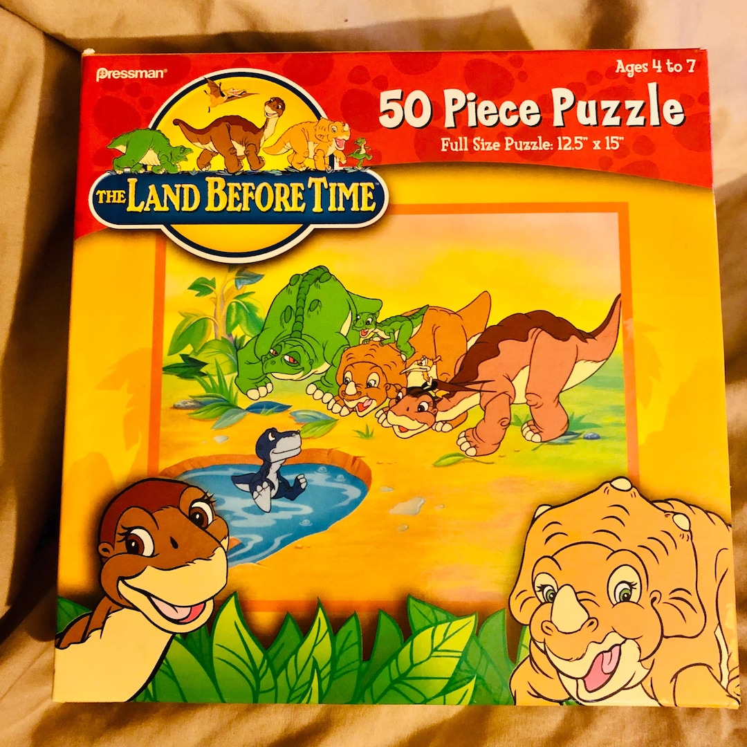 The Land Before Time 50 Piece Factory Sealed Puzzle - Etsy