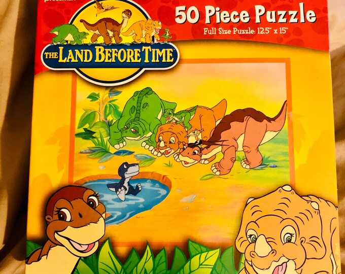 The Land Before Time 50 Piece Factory Sealed Puzzle - Etsy