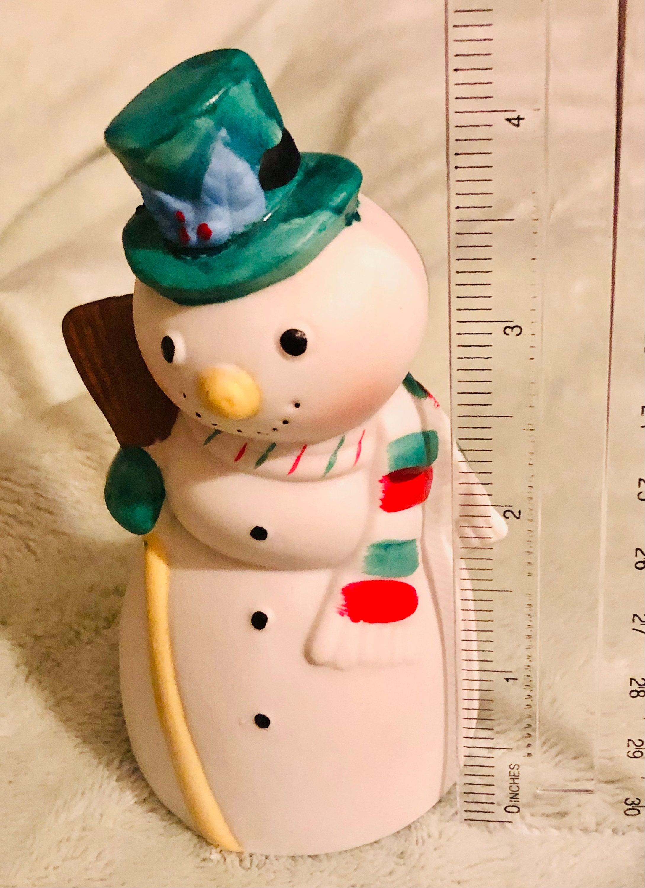 Vintage Snowman Bell by JSNY - Etsy