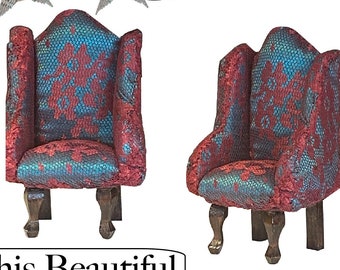 Victorian Wing Back Chair - Etsy