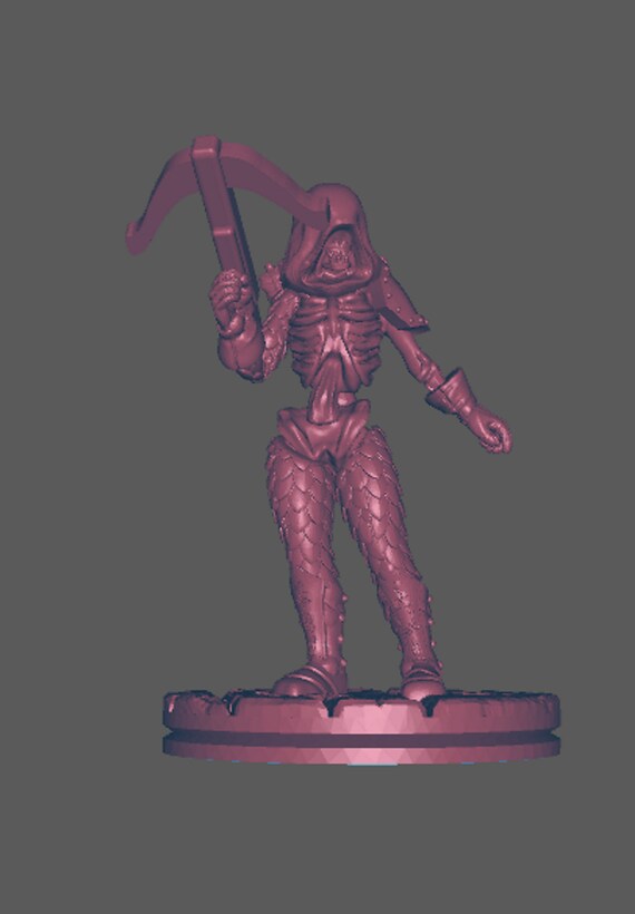 Female Skeleton With Crossbow Pathfinder DND Character STL | Etsy
