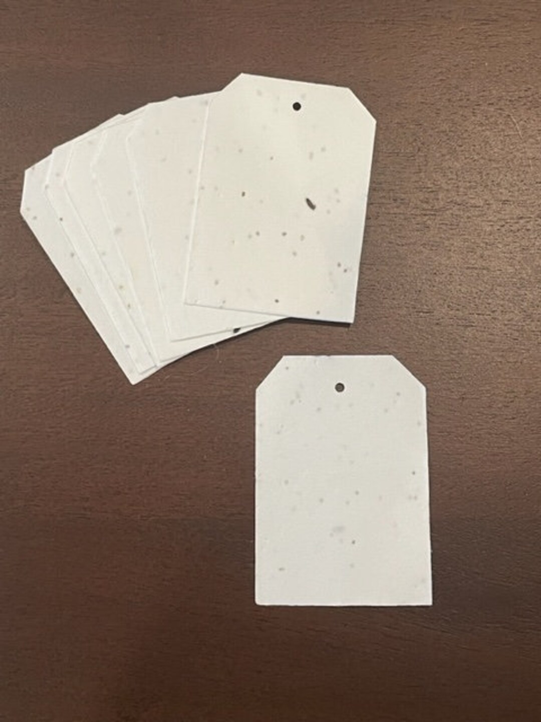 Handmade Seed Paper Gift Tags: Plantable Wildflower Favor Tags - Etsy