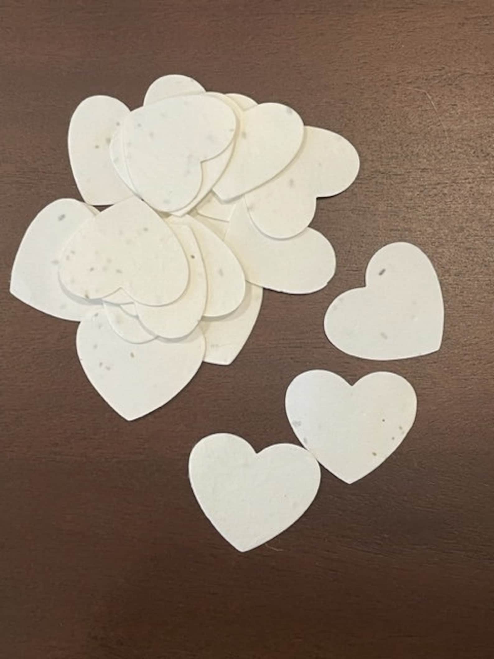 Heart Seed Paper, Plant Seed Paper, Plantable Seed Cards, Handmade ...