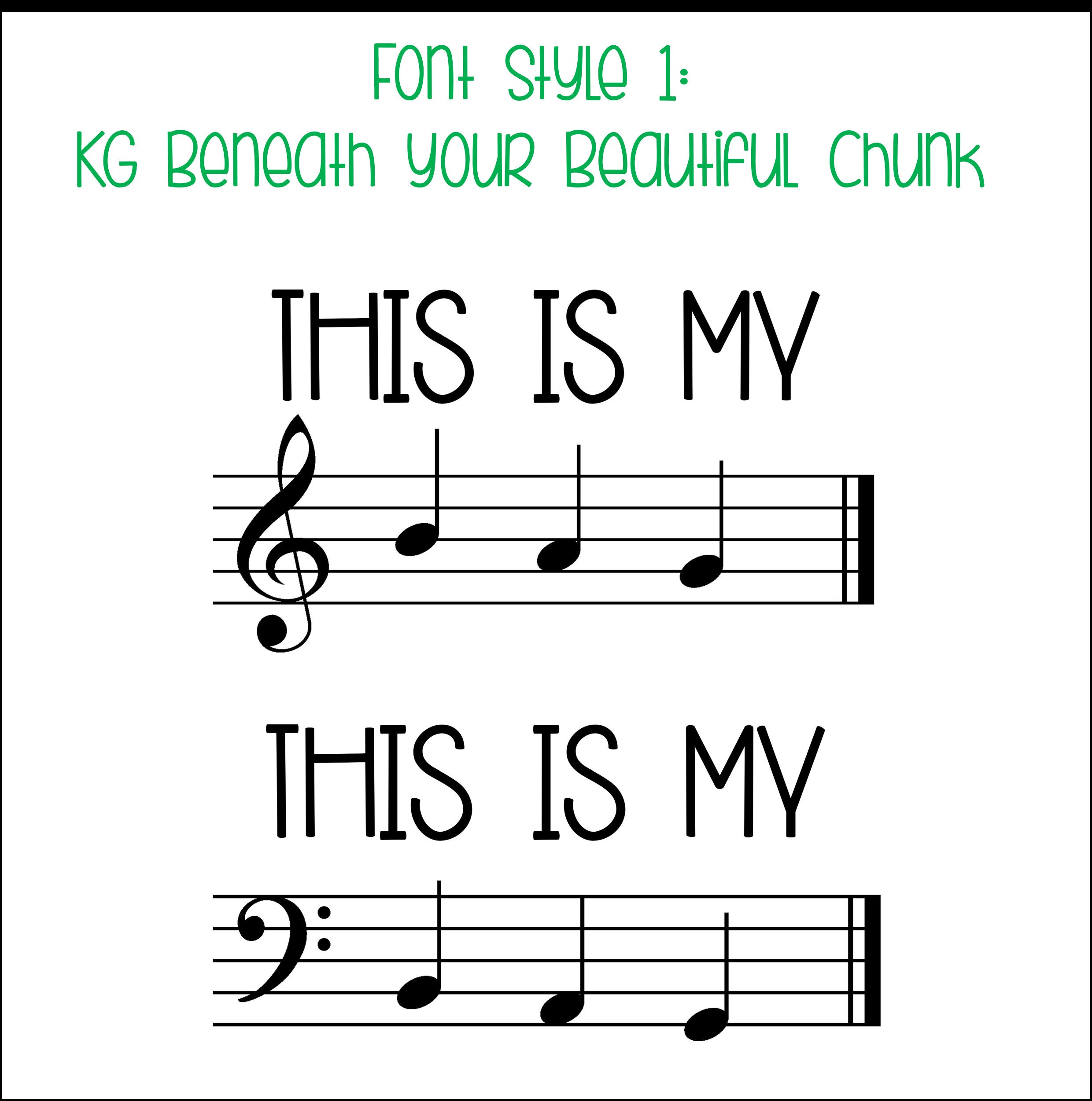 This is My BAG - Music Phrase SVG and JPG Files - Etsy