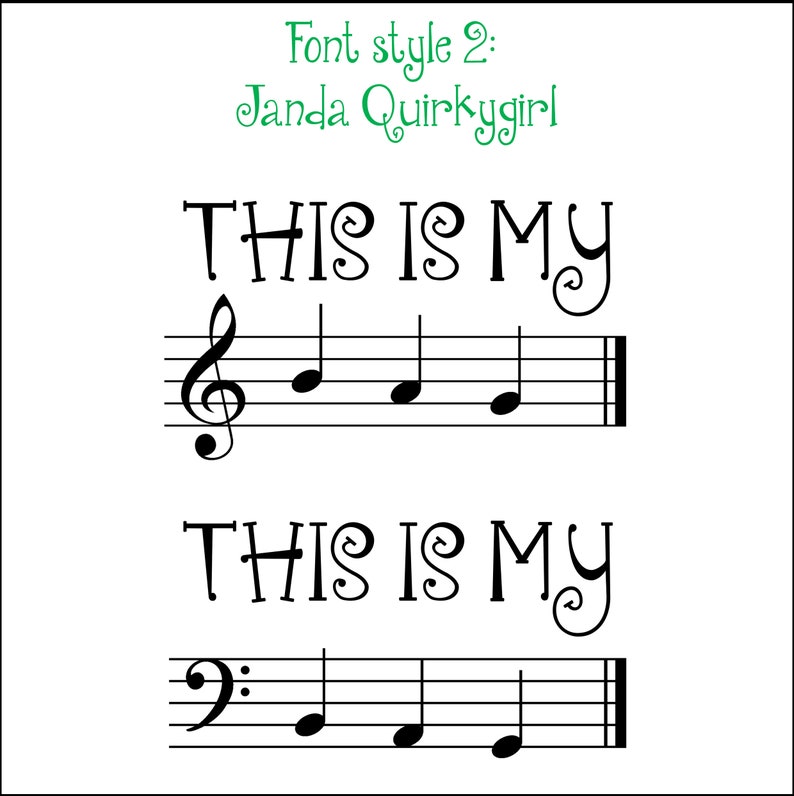 This is My BAG - Music Phrase SVG and JPG Files - Etsy