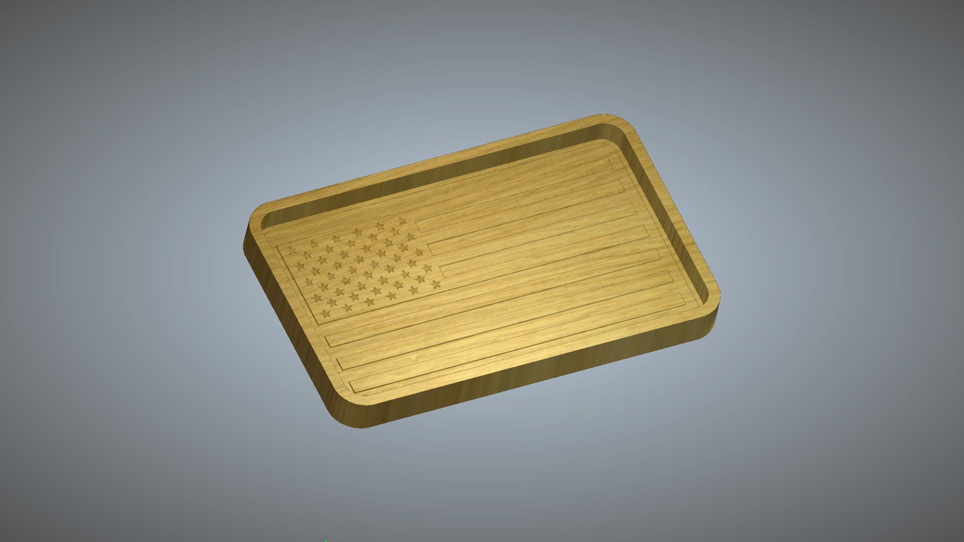 US Flag Tray SVG for CNC - Etsy