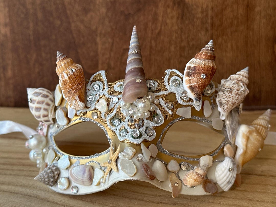 Mermaid Masquerade Masks Ocean Masquerade Shells Masks Mermaid ...