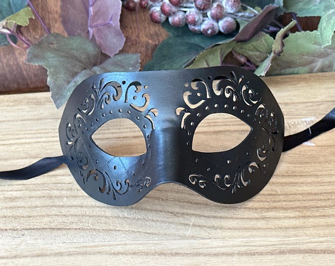 Autumn Green Man Leather Mask - Etsy