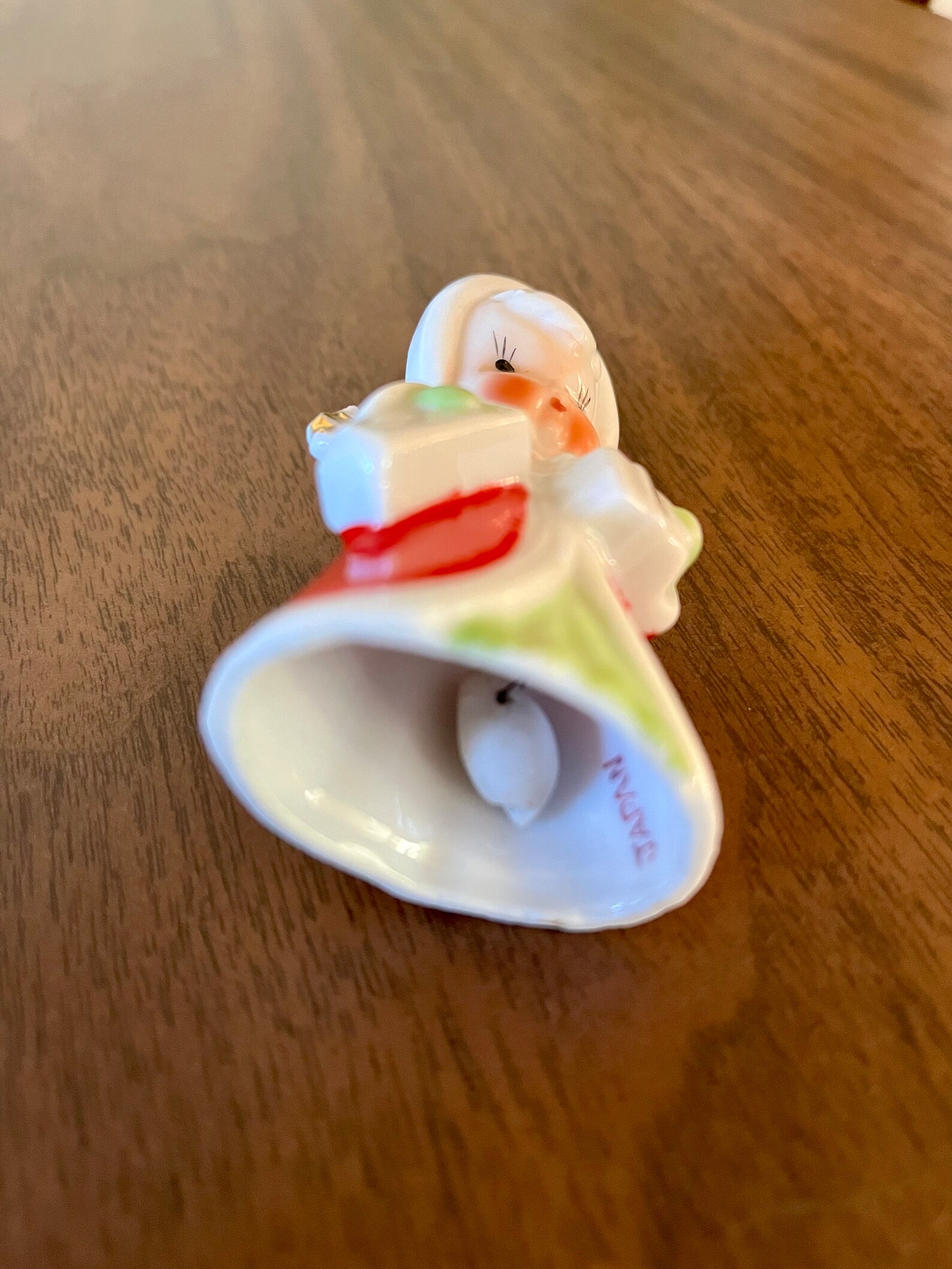 Vintage Enesco Tiny Bell Angel Holding A Present - Etsy