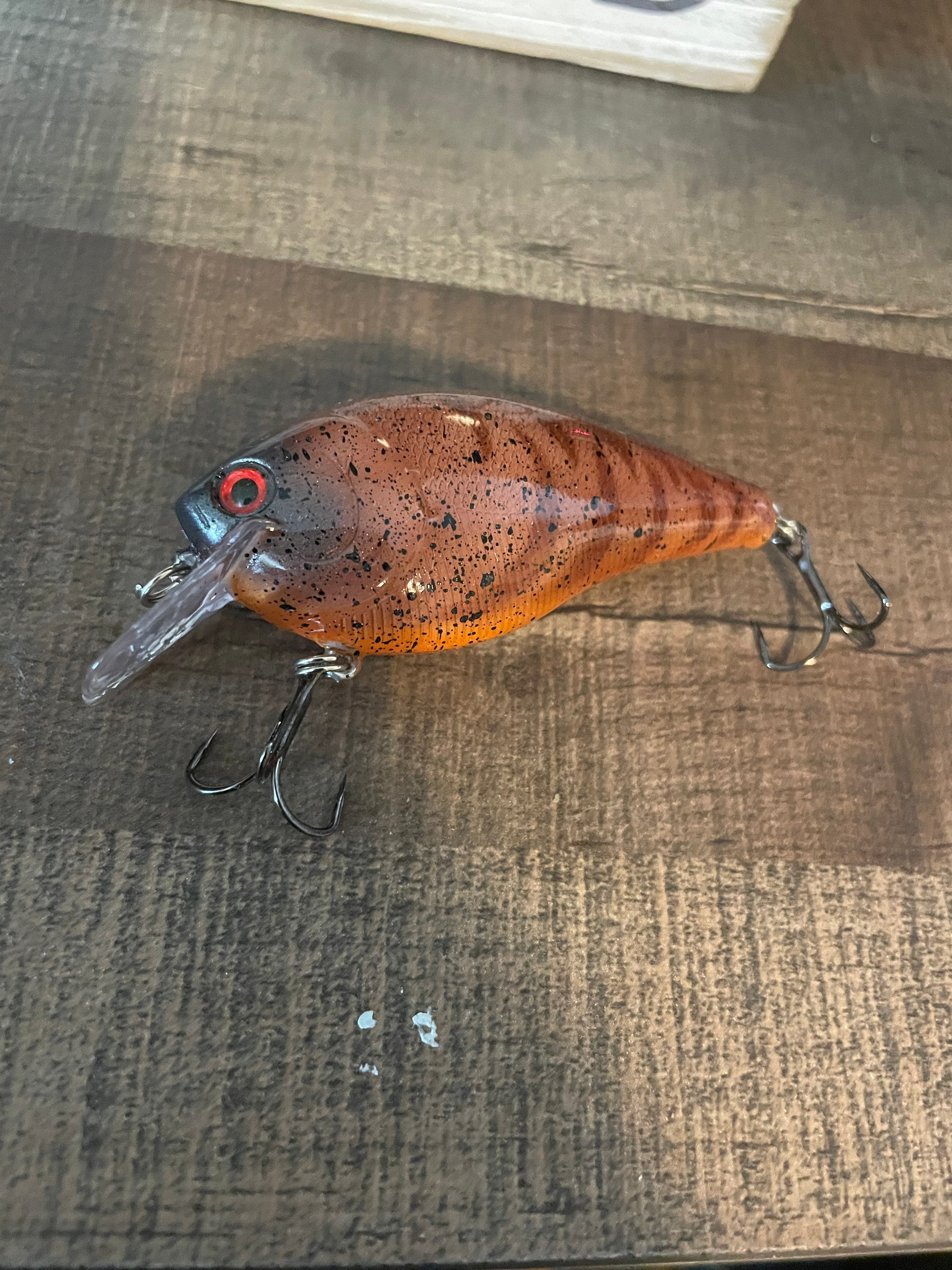 Custom Painted Craw Square Bill 2.5 - Etsy