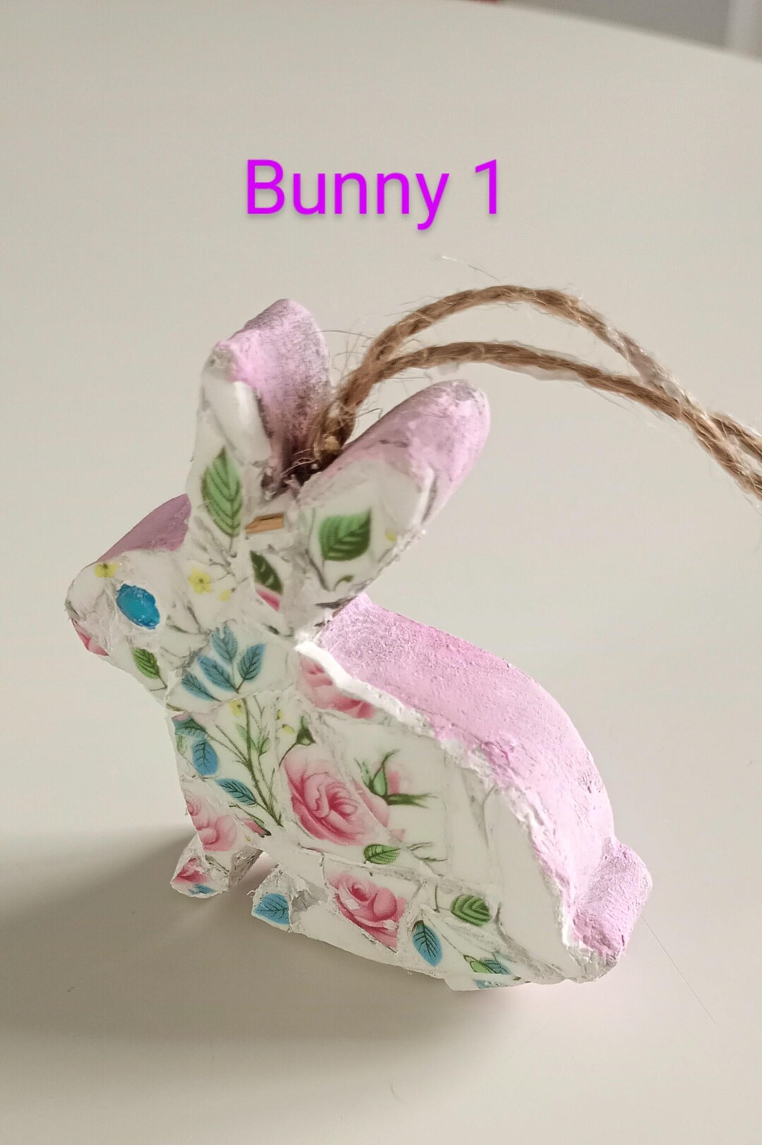 Mini Bunny Mosaic Decorations Handmade 4 Designs - Etsy