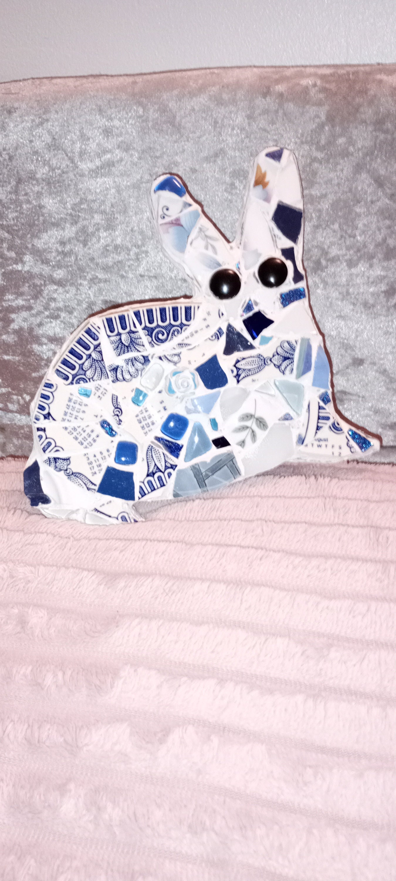 Rabbit Mosaic - Etsy