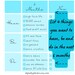 BLUE 6 Month Goals Printable Worksheet | Goal Setting Tracker Planner ...