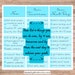 BLUE 6 Month Goals Printable Worksheet | Goal Setting Tracker Planner ...