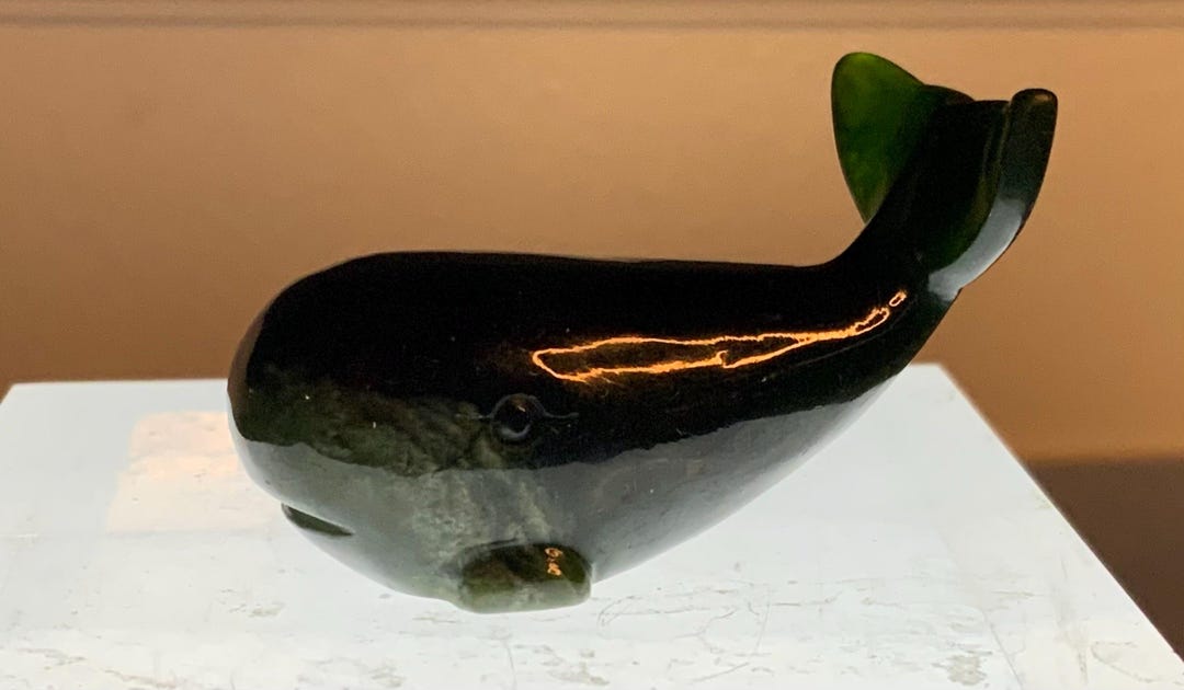 Vintage Inuit Carving of Whale Alaska Jade - Etsy Canada
