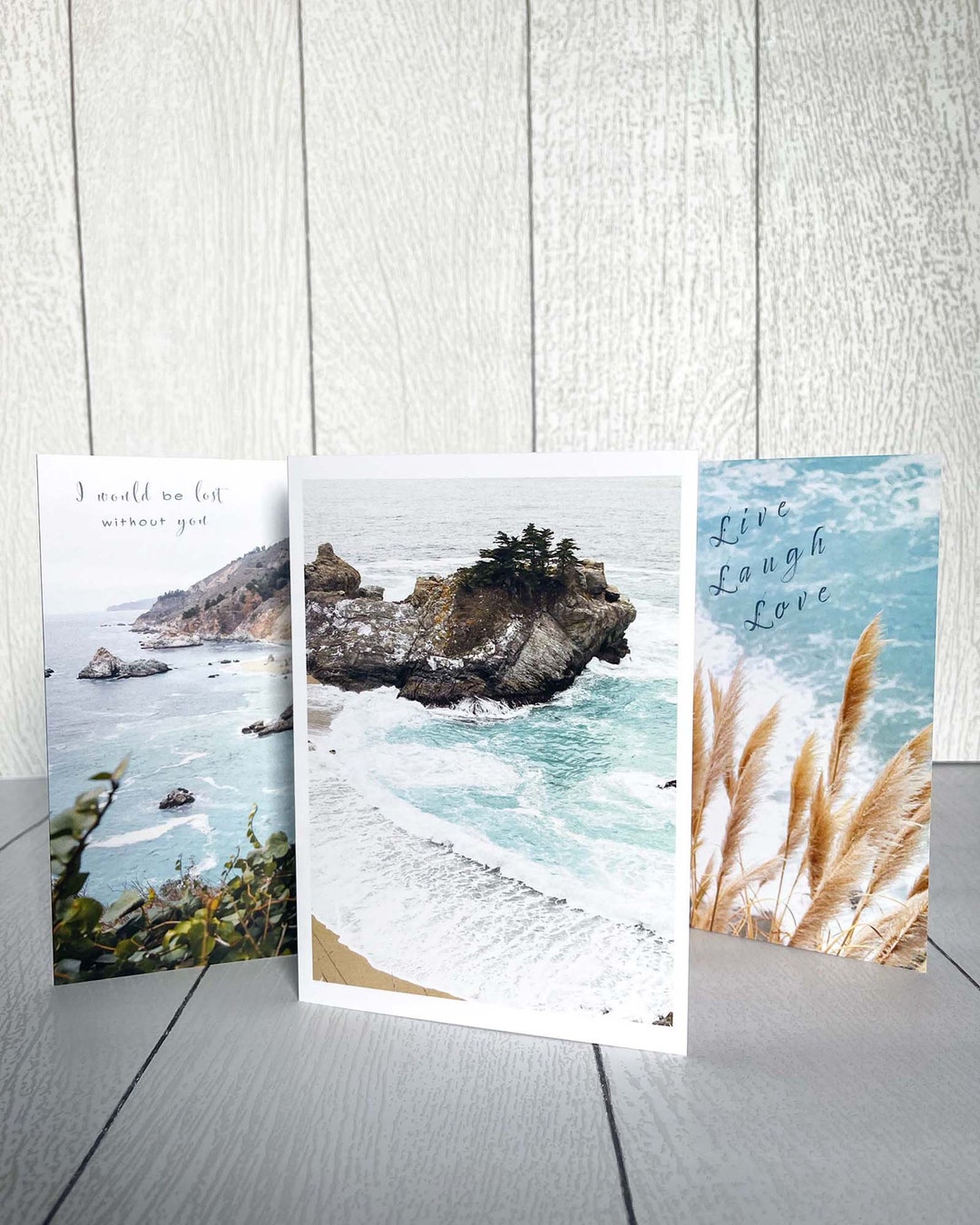 Blank Ocean View Greeting Cards - Etsy