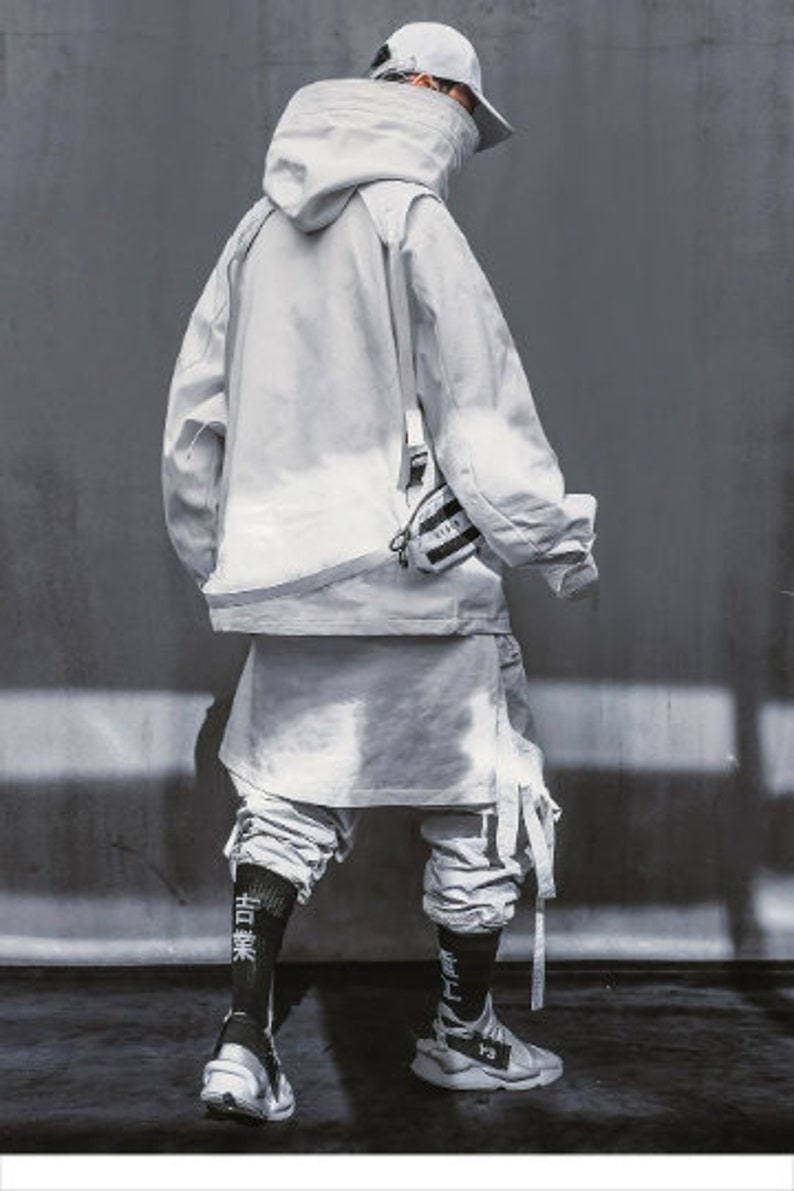 Atomic Bomb Techwear Jacket Cyberpunk Windbreaker With - Etsy