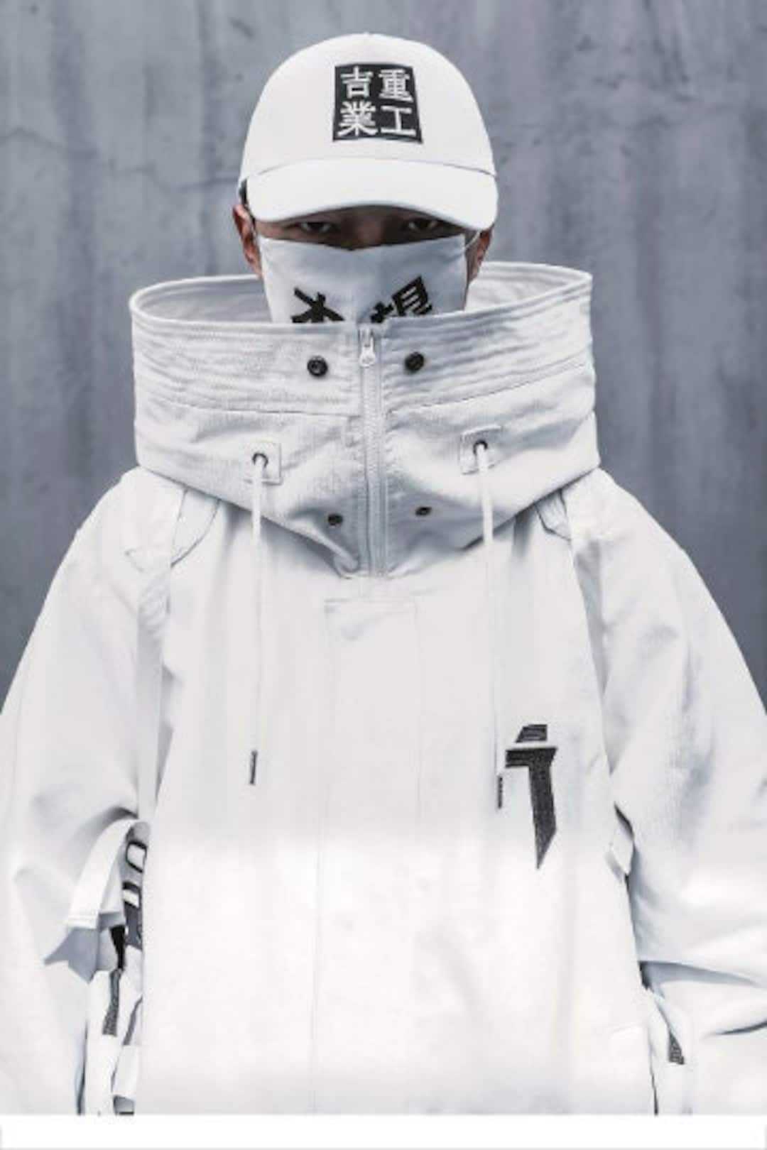 Atomic Bomb Techwear Jacket Cyberpunk Windbreaker With - Etsy