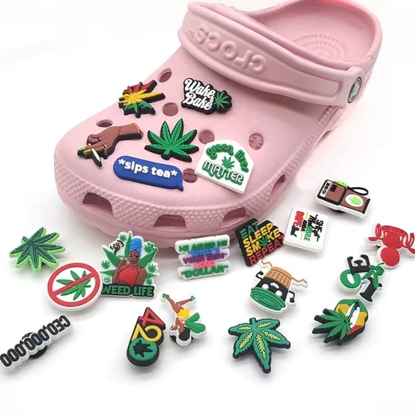 Cannabis Crocs - Etsy