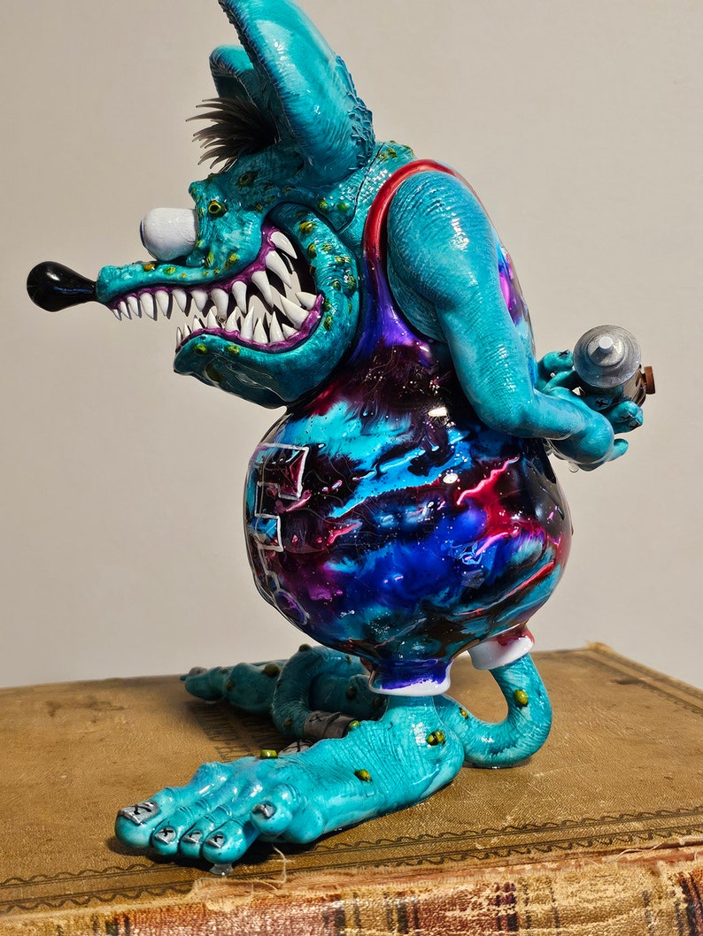 Graffiti Fink Jade Galaxy Style Hand Painted Resin 8 OOAK One Off - Etsy