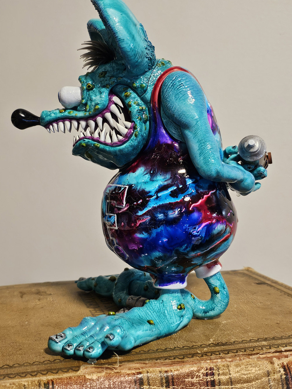 Graffiti Fink Jade Galaxy Style Hand Painted Resin 8 OOAK One Off - Etsy