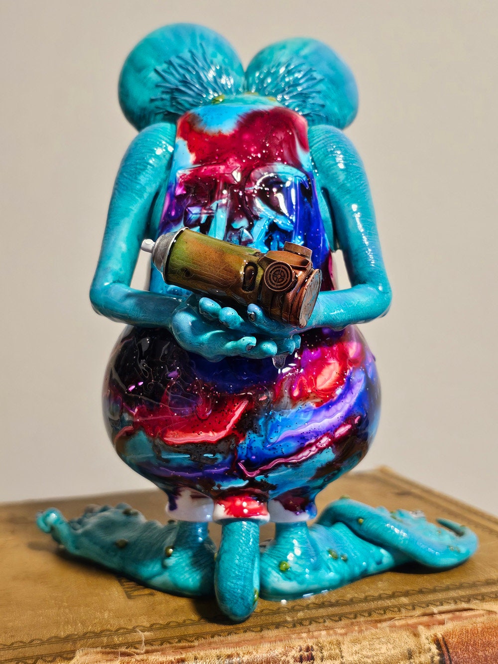 Graffiti Fink Jade Galaxy Style Hand Painted Resin 8 OOAK One Off - Etsy