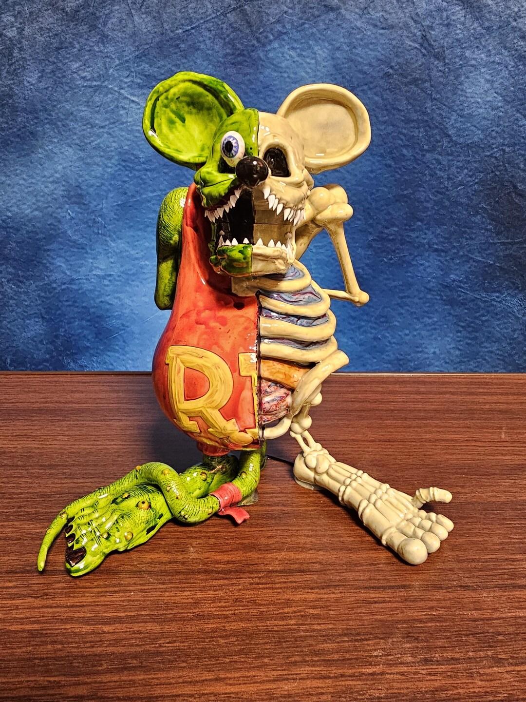 Rat Fink skin-n-bones Inspired by Ed Roth Fink Style Monsters Hand ...
