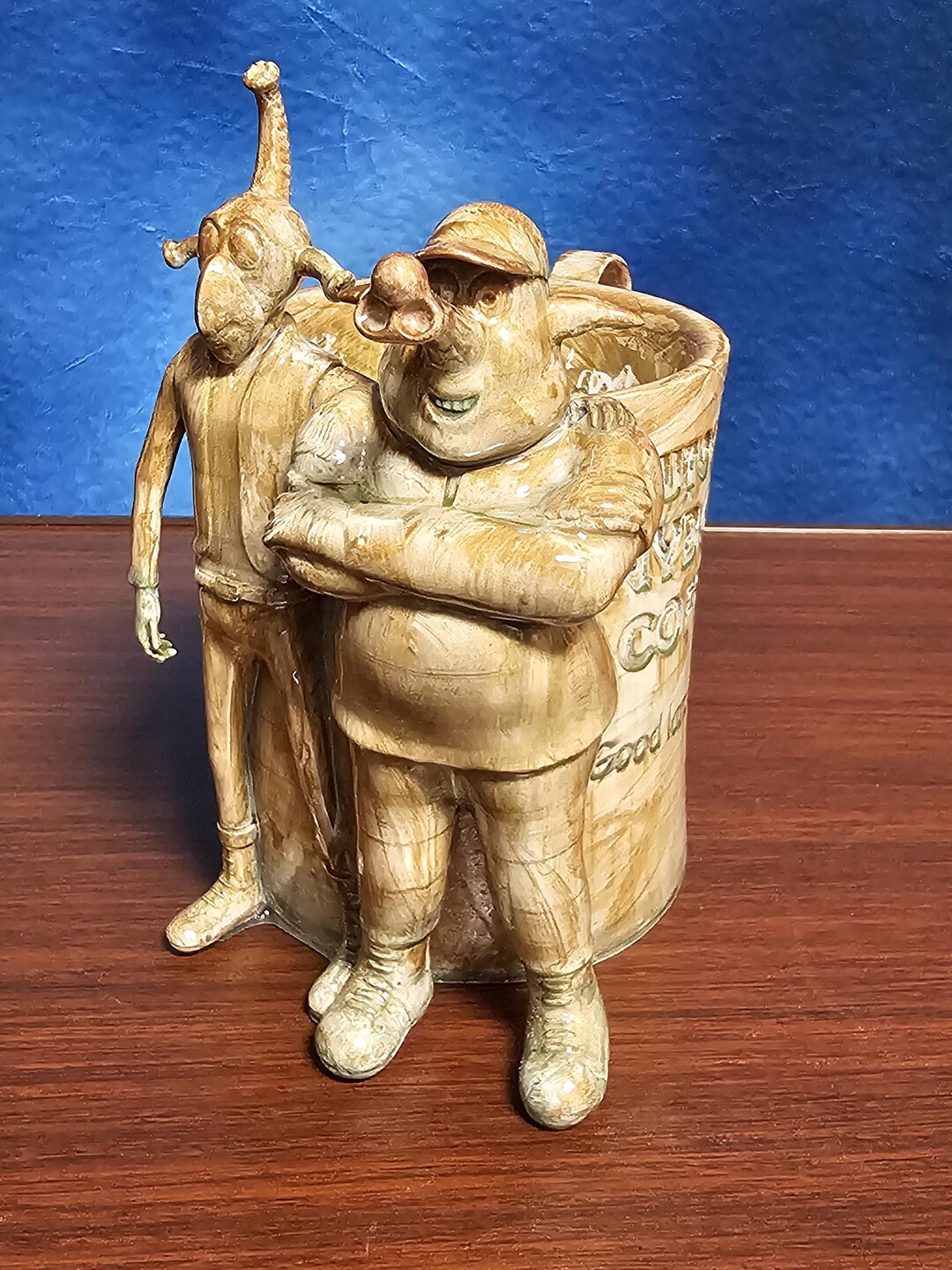 Heavy Metal Smiley Face Pilots Mug Large 17 Oz Handmade 3D patina ...