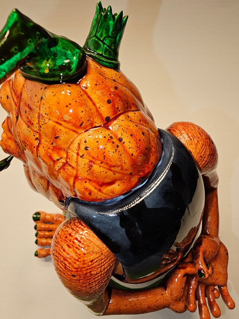 Pumpkin Head Rat Fink Mash Hand Painted OOAK 8-1/4 Tall - Etsy