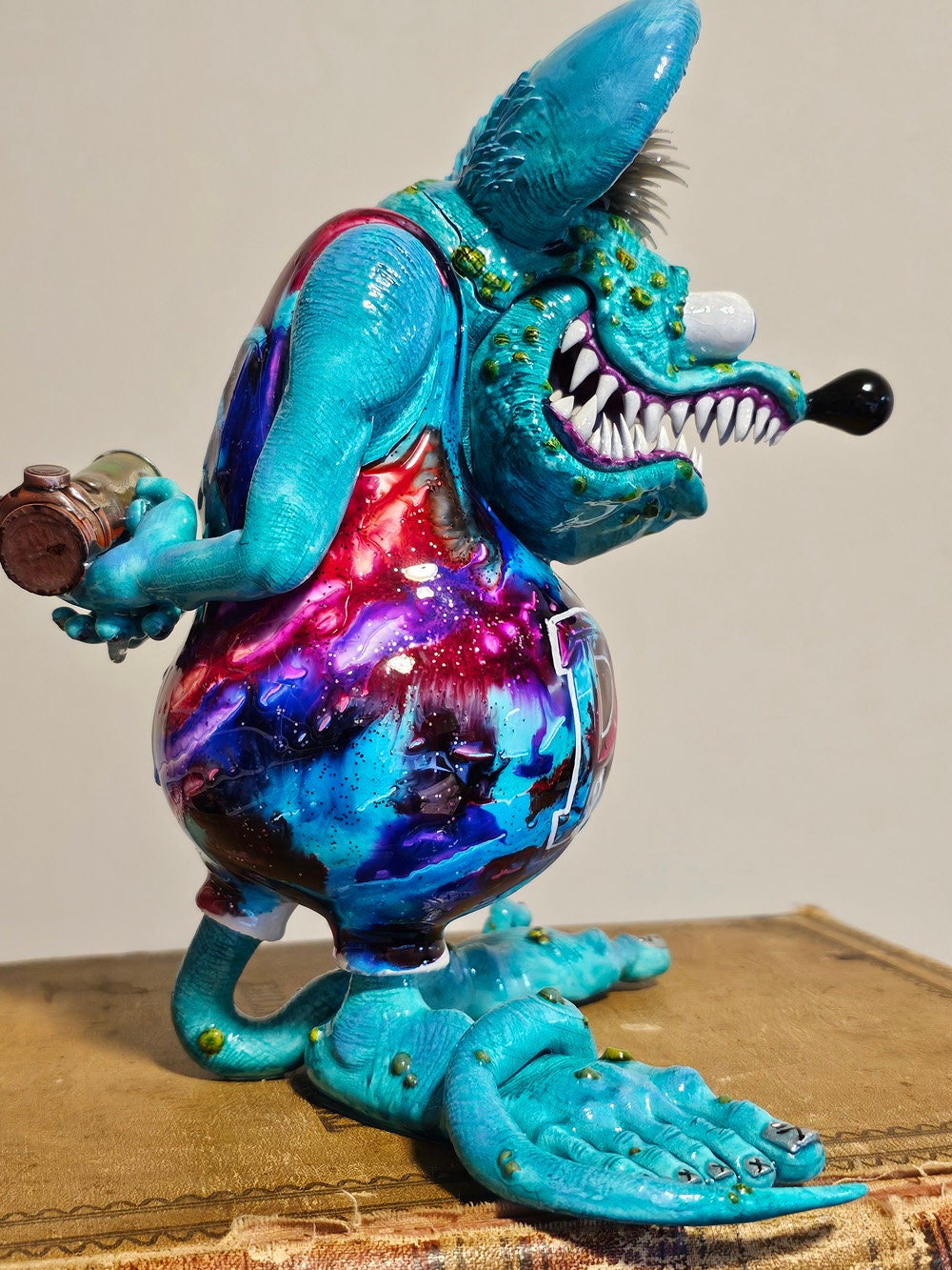 Graffiti Fink Jade Galaxy Style Hand Painted Resin 8 OOAK One Off - Etsy