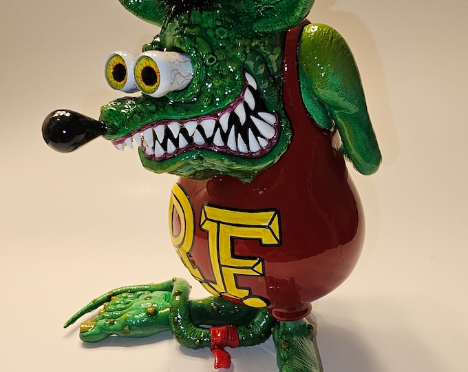 Rat Fink Original Colors Hand Painted 8 OOAK - Etsy