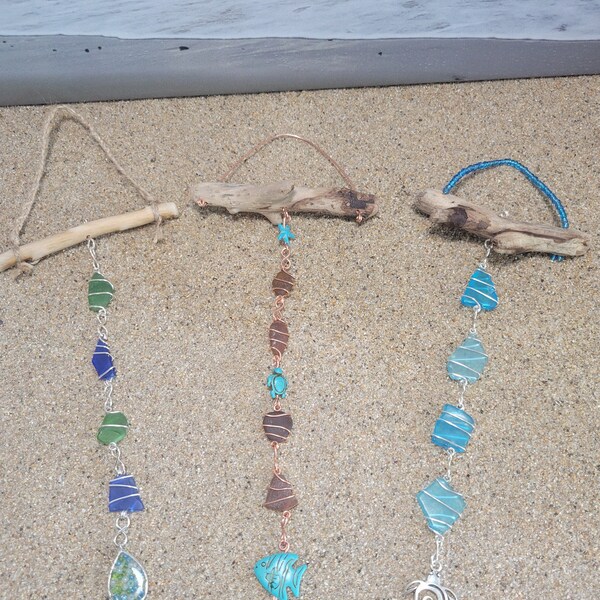 Sea Glass Mobile - Etsy