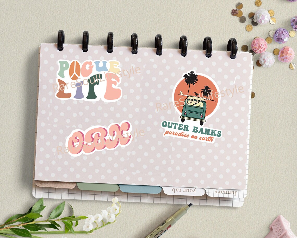 Outerbanks Printable Stickers Outer Banks Stickers OBX - Etsy