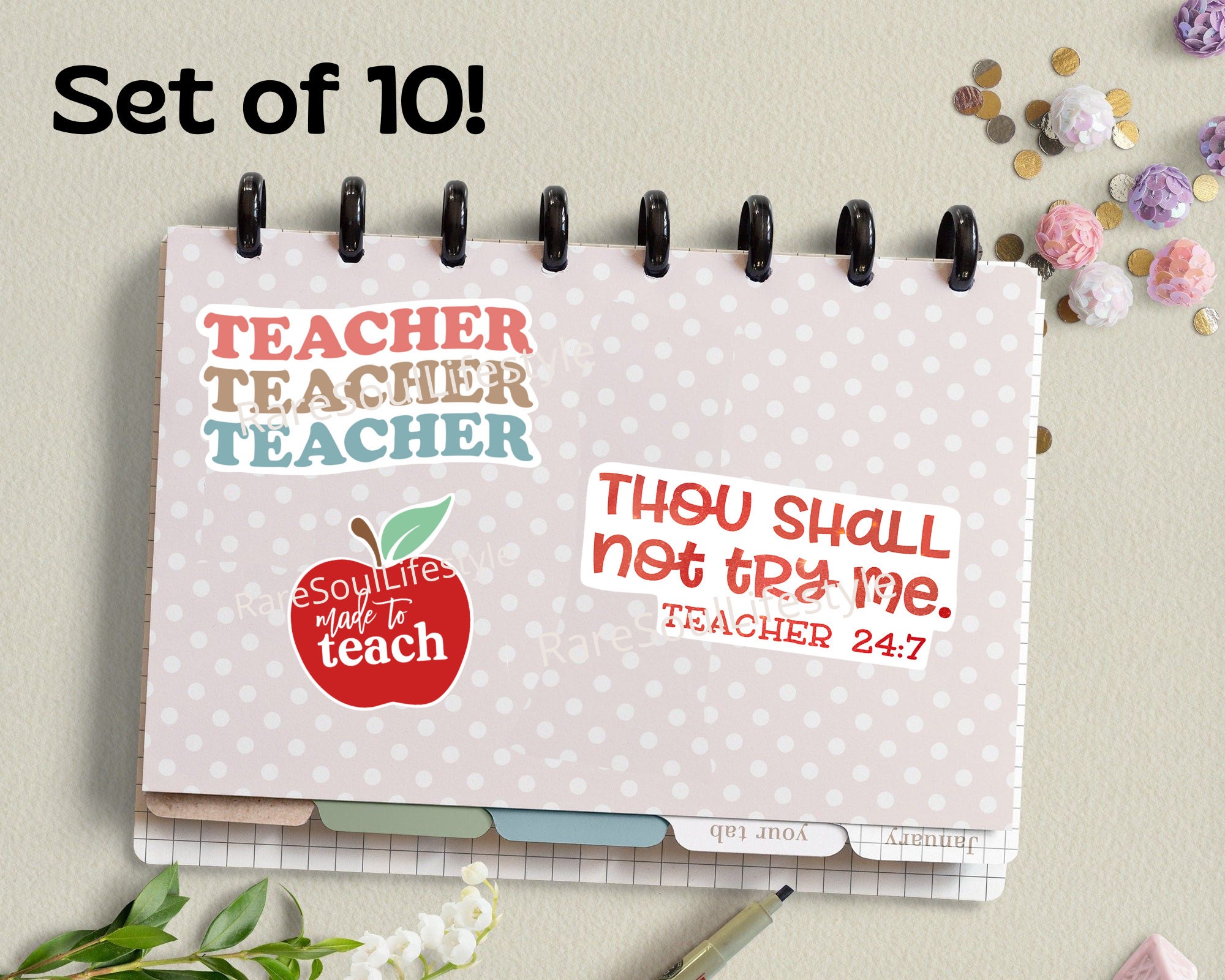 Teacher Printable Stickers Cute Teacher Stickers Future - Etsy