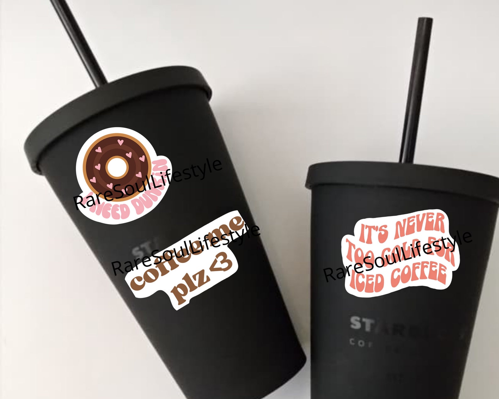 Iced Coffee Aesthetic Stickers Coffee Lovers Printable - Etsy