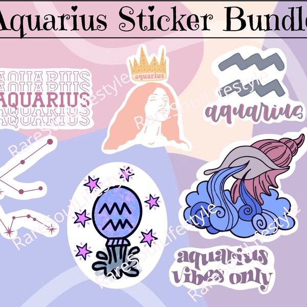 Zodiac Stickers - Etsy