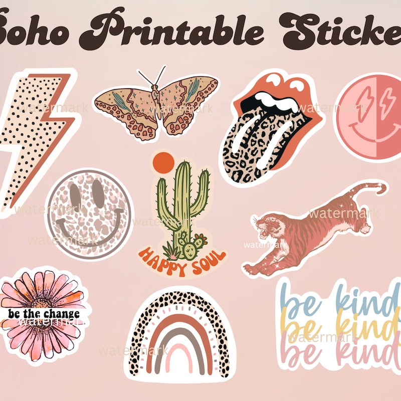 Aesthetic Sticker Designs - Etsy