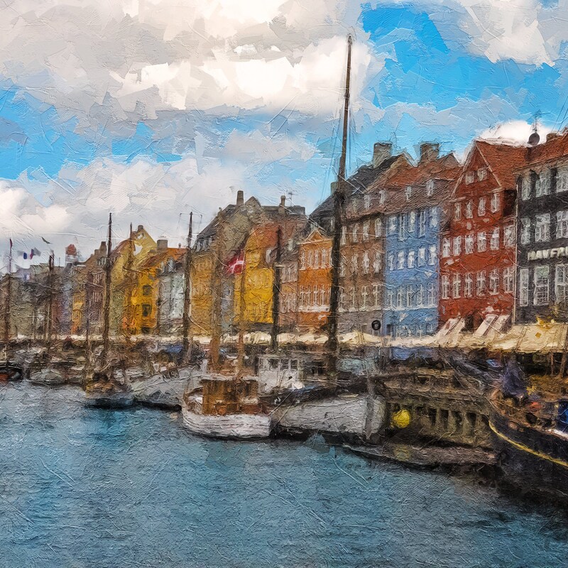 Copenhagen Painting - Etsy