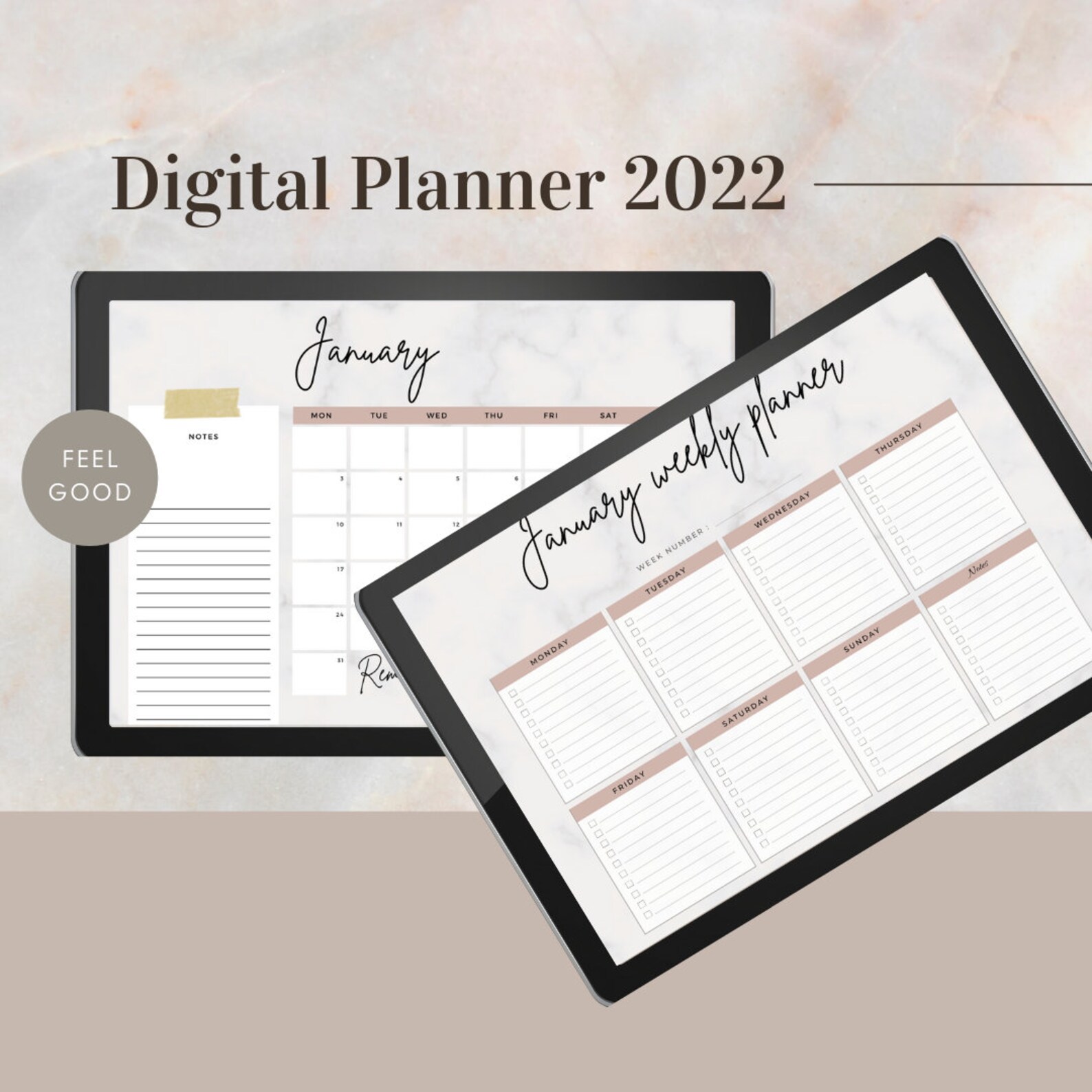 Your Digital Planner 2022 - Etsy